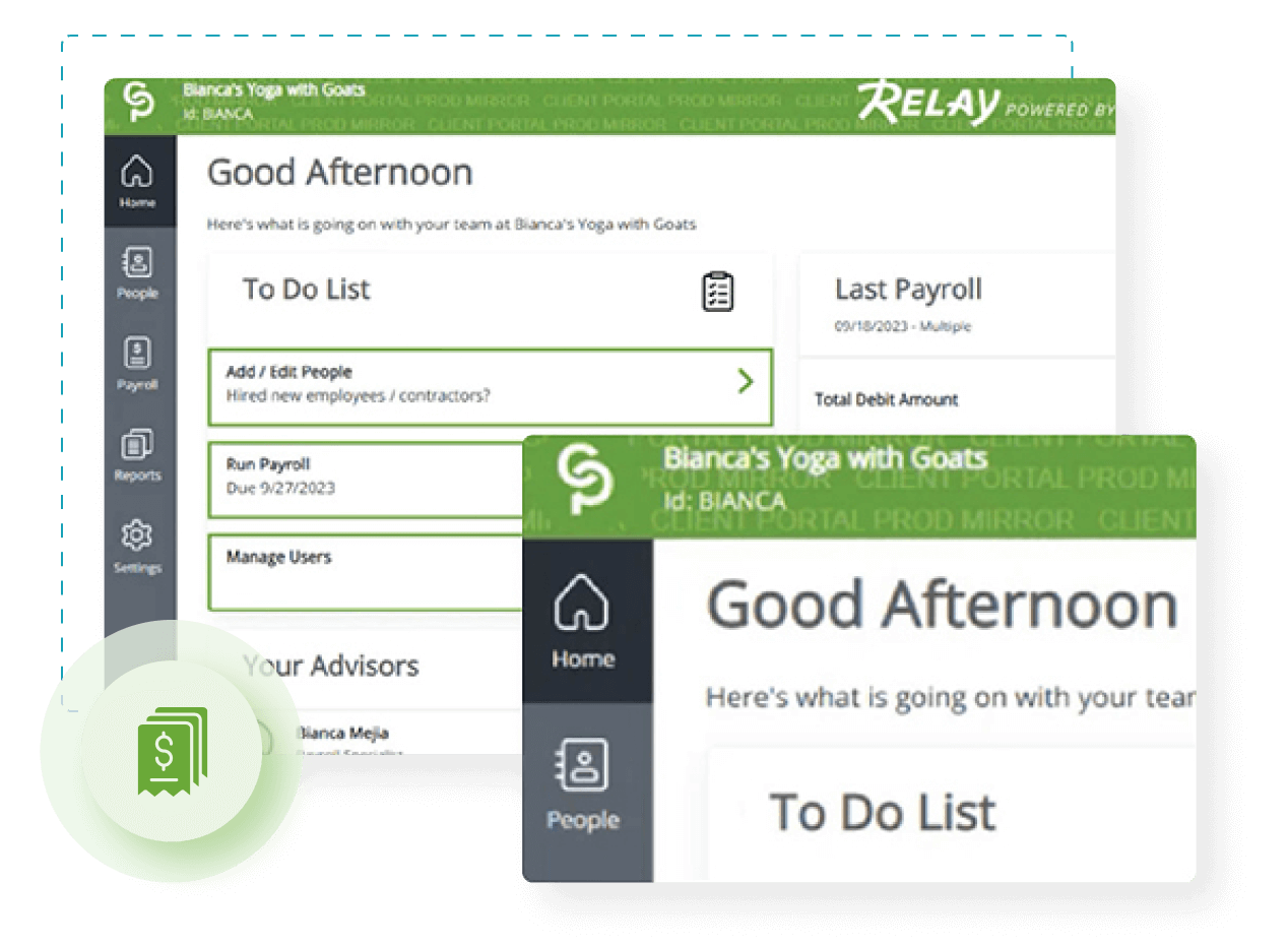 Relay Online Payroll Software Demo | ConnectPay